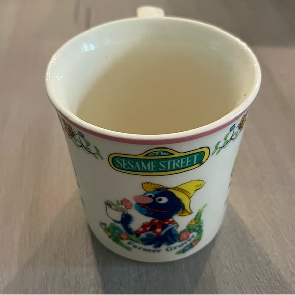Dining | Vintage Sesame Street Grover Cup Fine China Muppets Inc ...